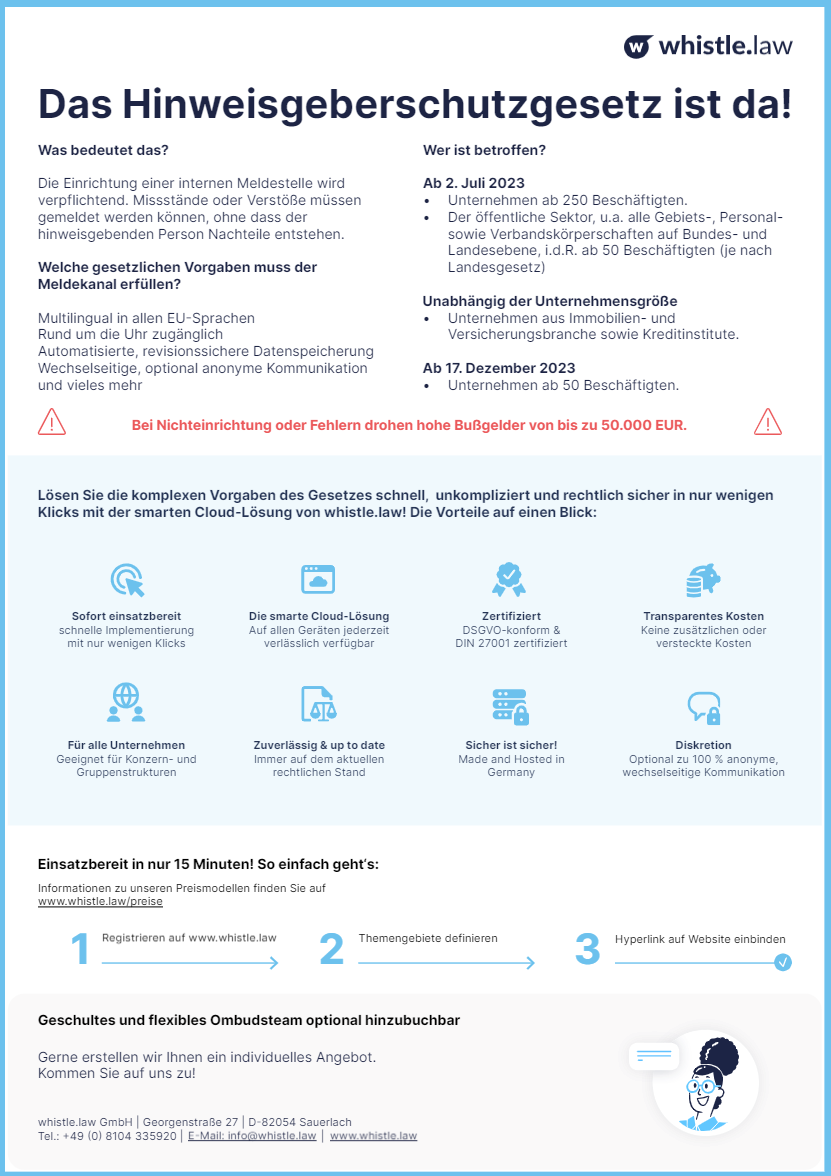 Hinweisgeberschutzgesetz - Greenlight Consulting